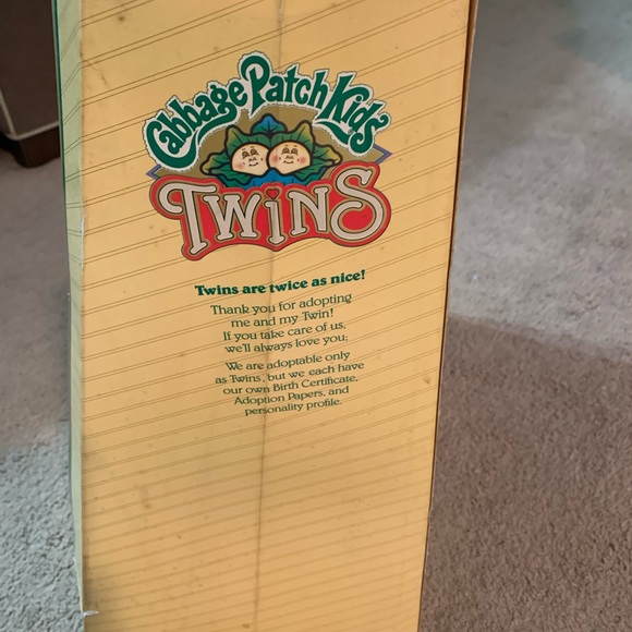 Toys | Vintage Cabbage Patch Kids Twins 1985 Limited Edition New In Box ...